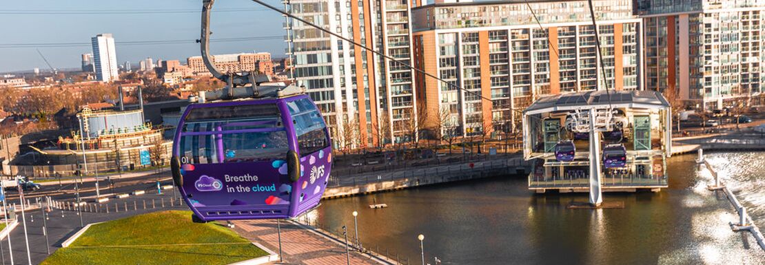 Buy tickets to London's IFS Cloud Cable Car | VisitBritain